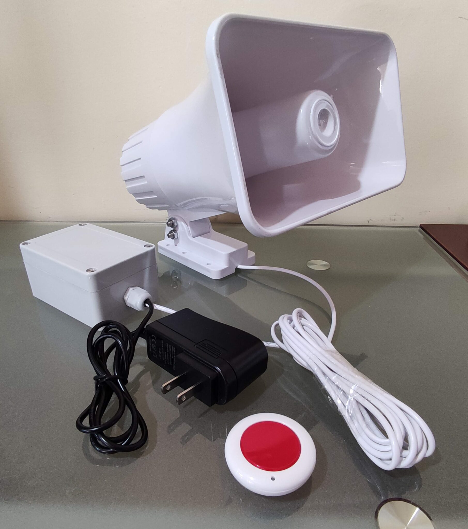 Alarma Alerta Negocio Vecinal Botón de pánico RF Inalámbrico